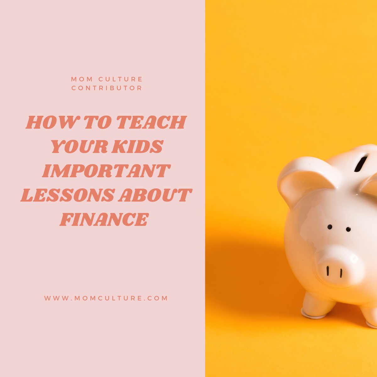 How To Teach Your Kids Important Lessons About Finance By: Christine W ...