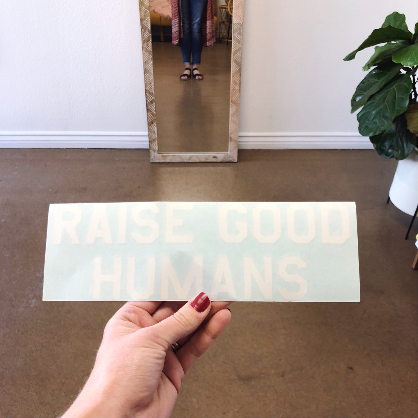 RAISE GOOD HUMANS® Decal – Mom Culture®
