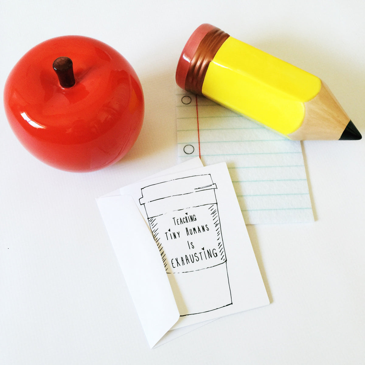 Teaching Tiny Humans is Exhausting® Greeting Card – Mom Culture®